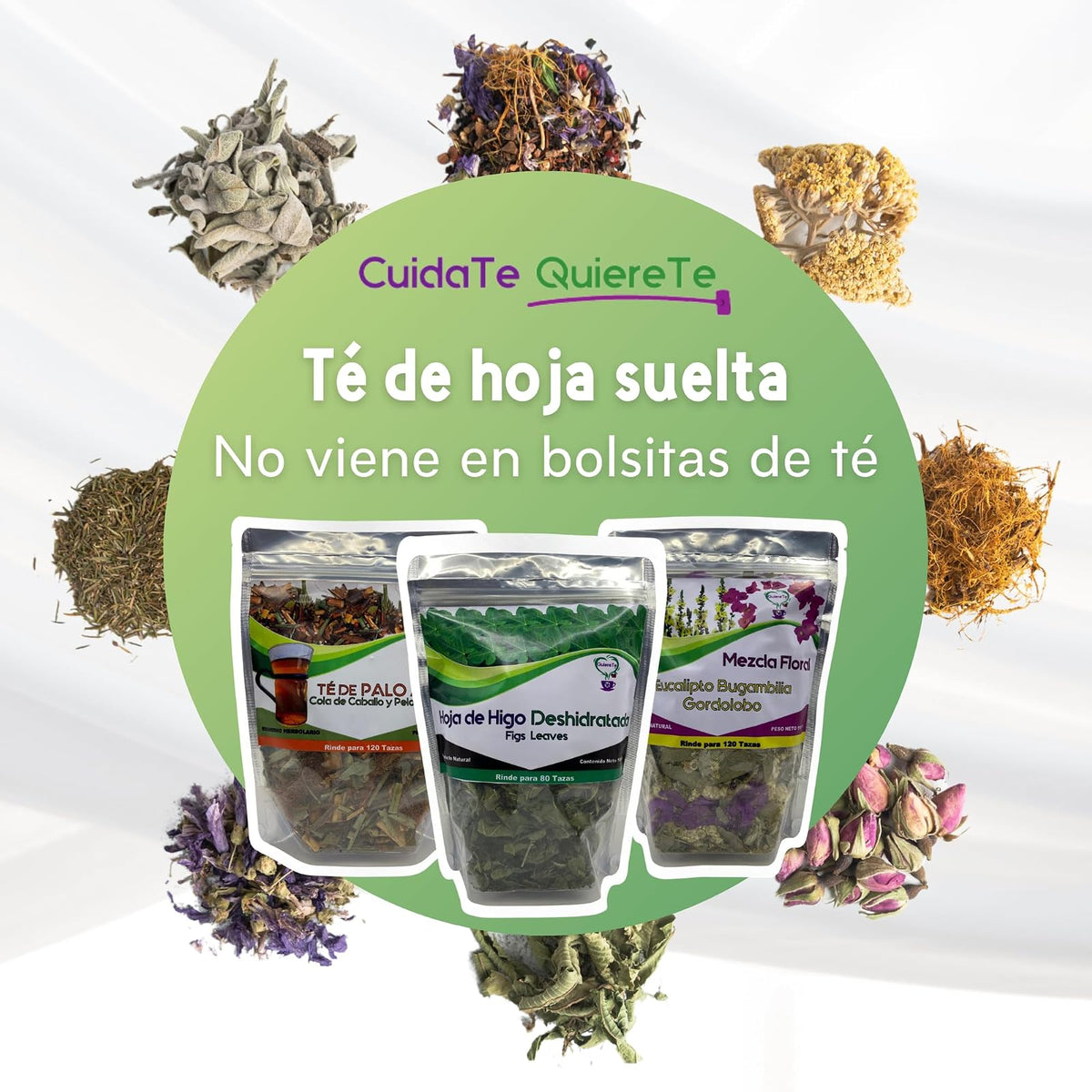 Green tea extract with herbal benefits
