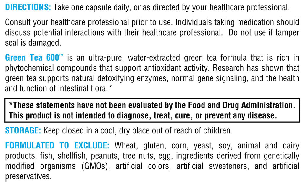 green tea for overall health