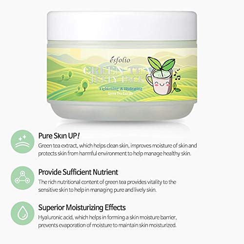 green tea jelly for a radiant complexion