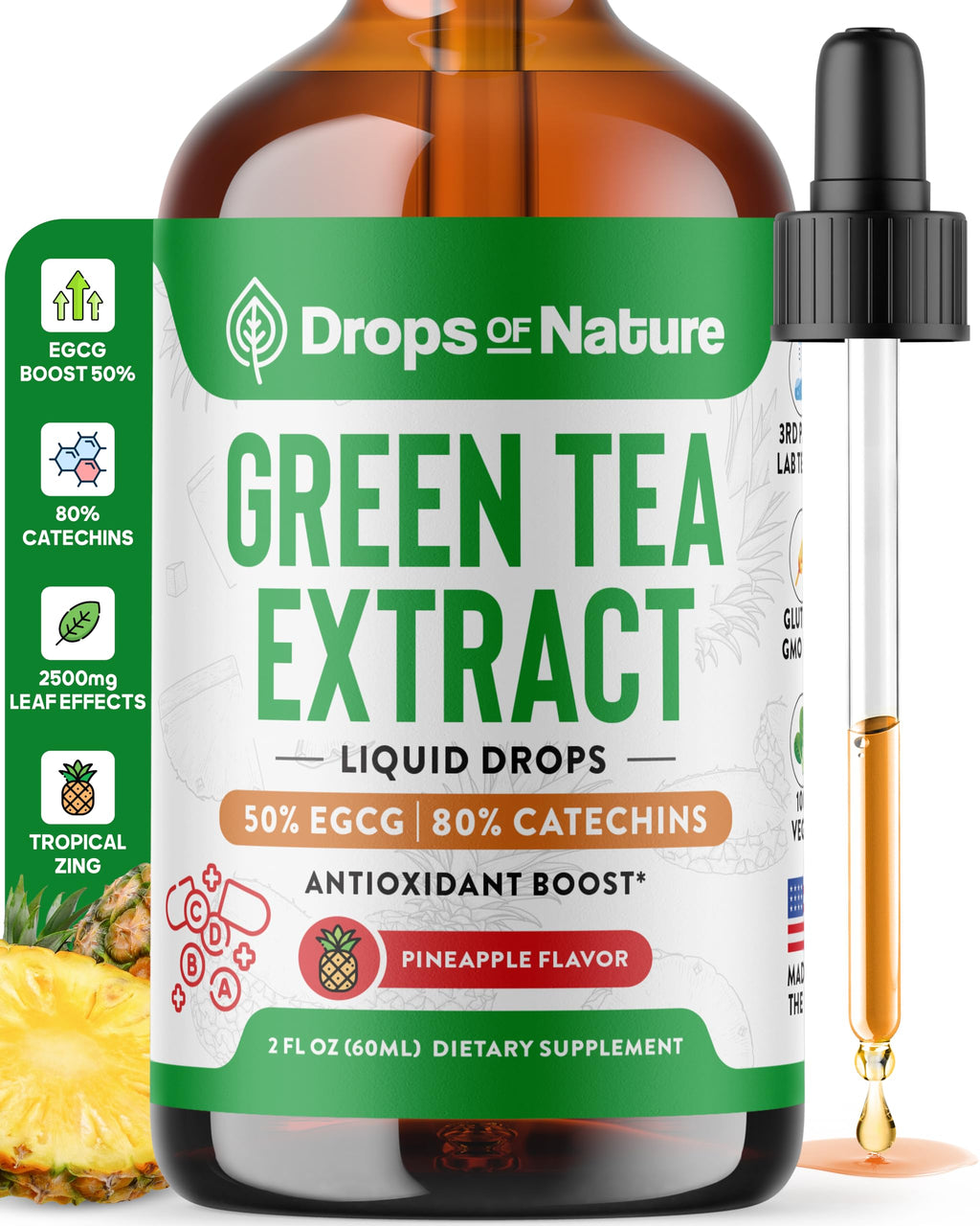 green tea liquid supplement benefits