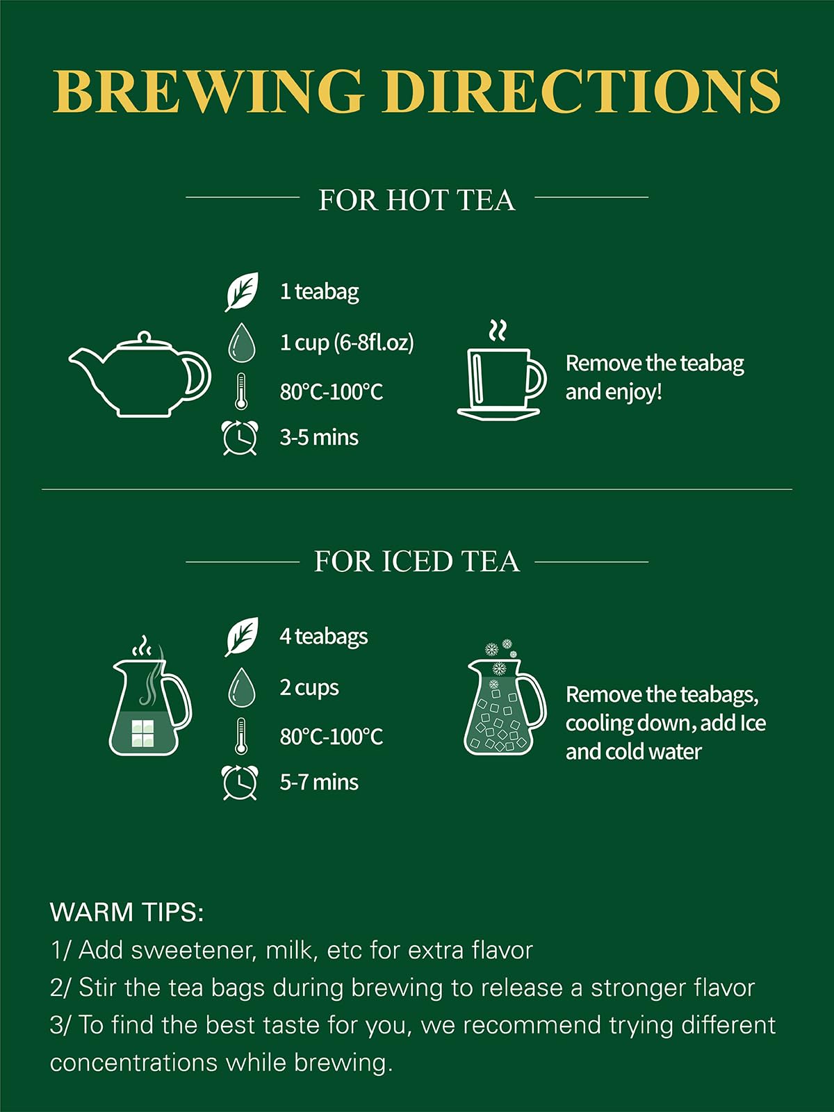 green tea temperature for brewing