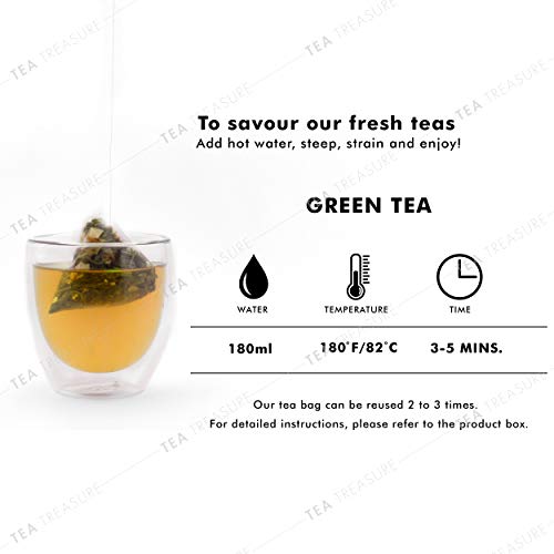 green tea with calming properties