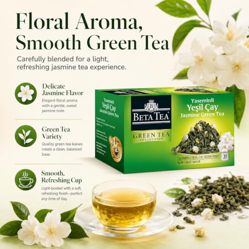 green tea with jasmine aroma