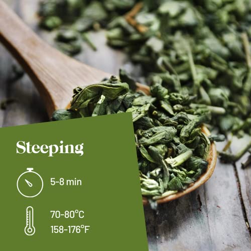 green tea with mate for vitality