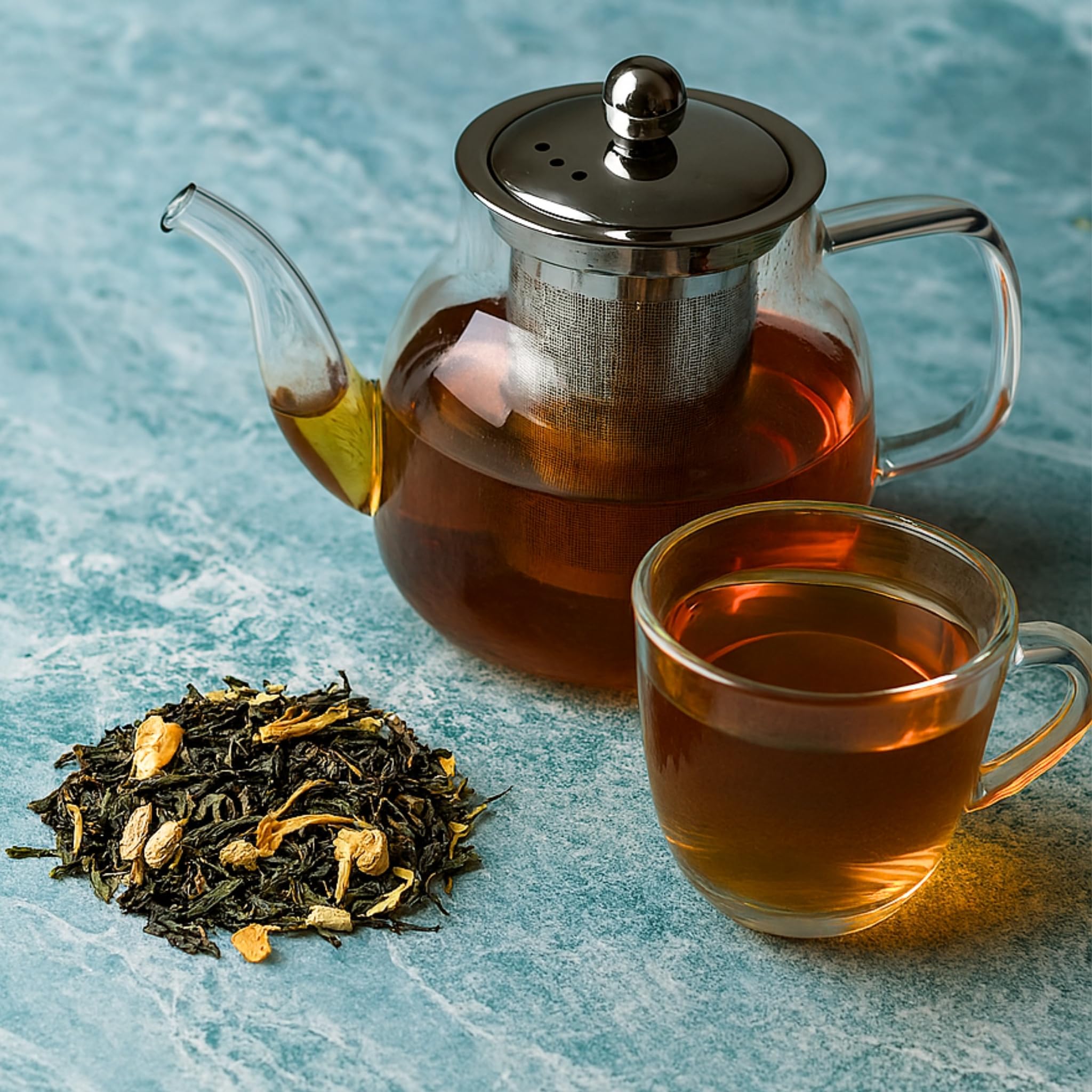 green tea with mint flavour
