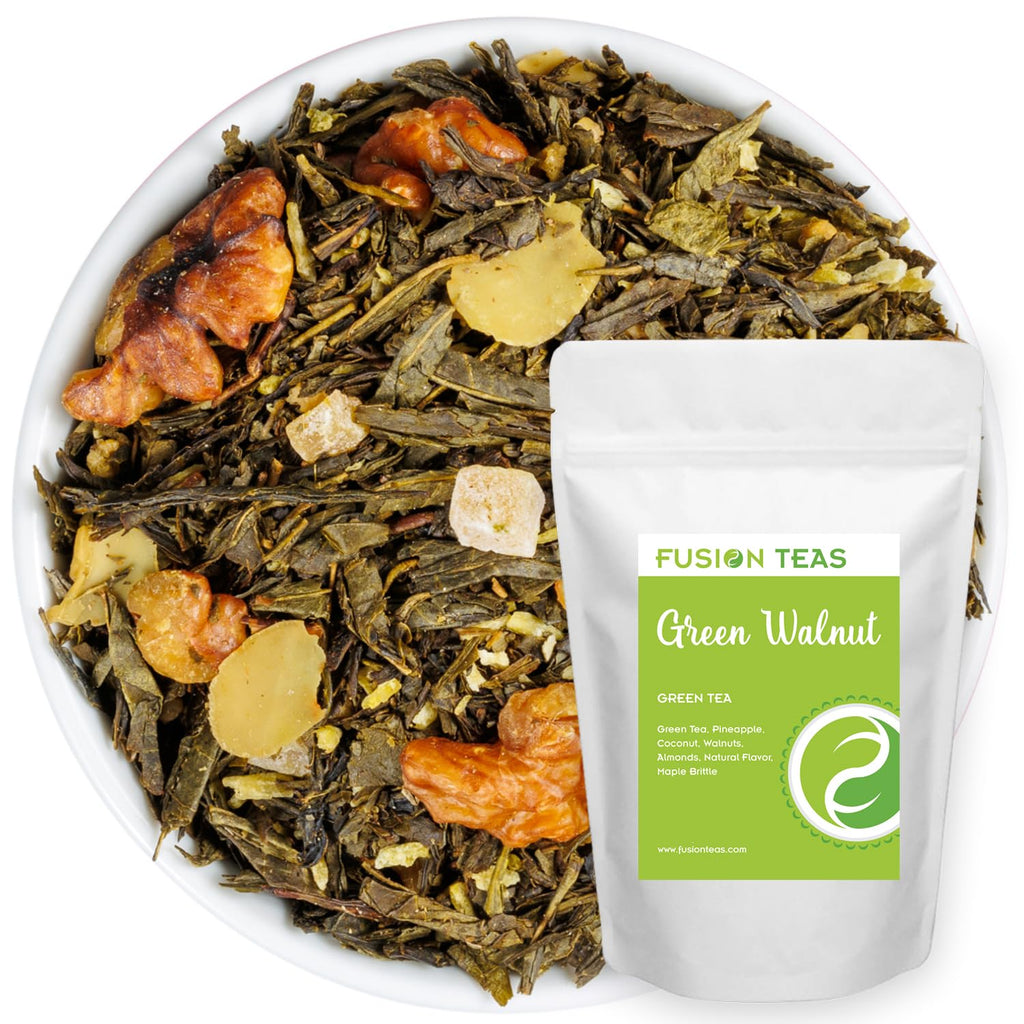 Green tea with pineapple flavour
