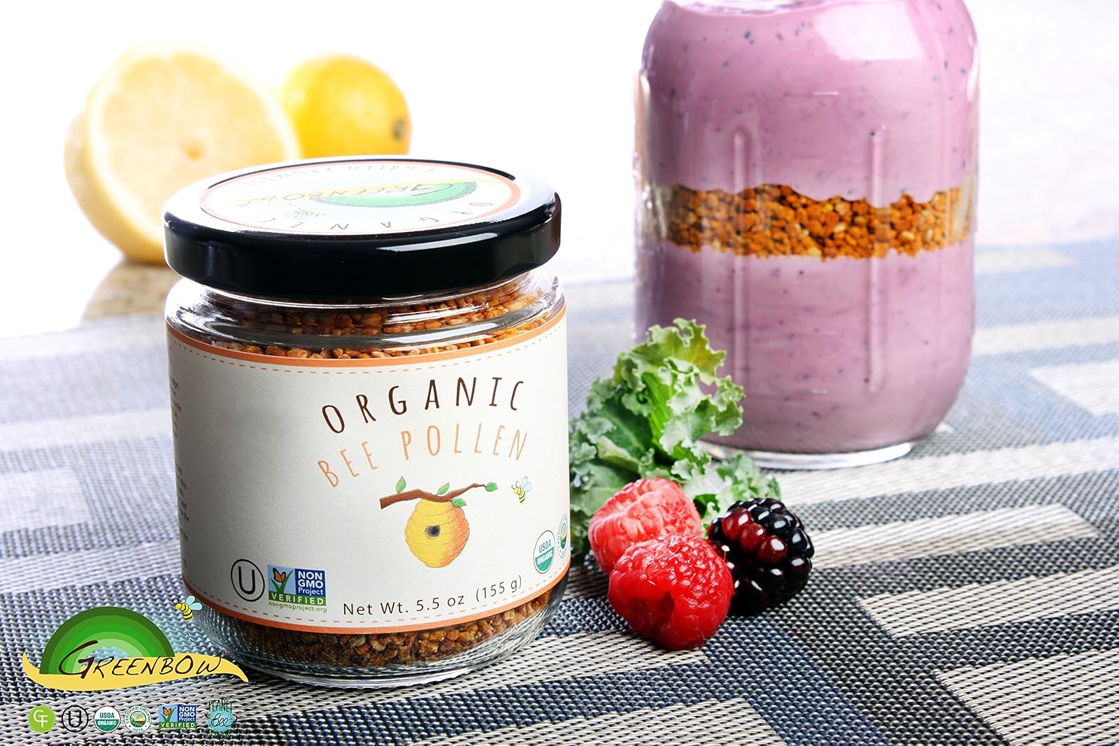Greenbow bee pollen for energy