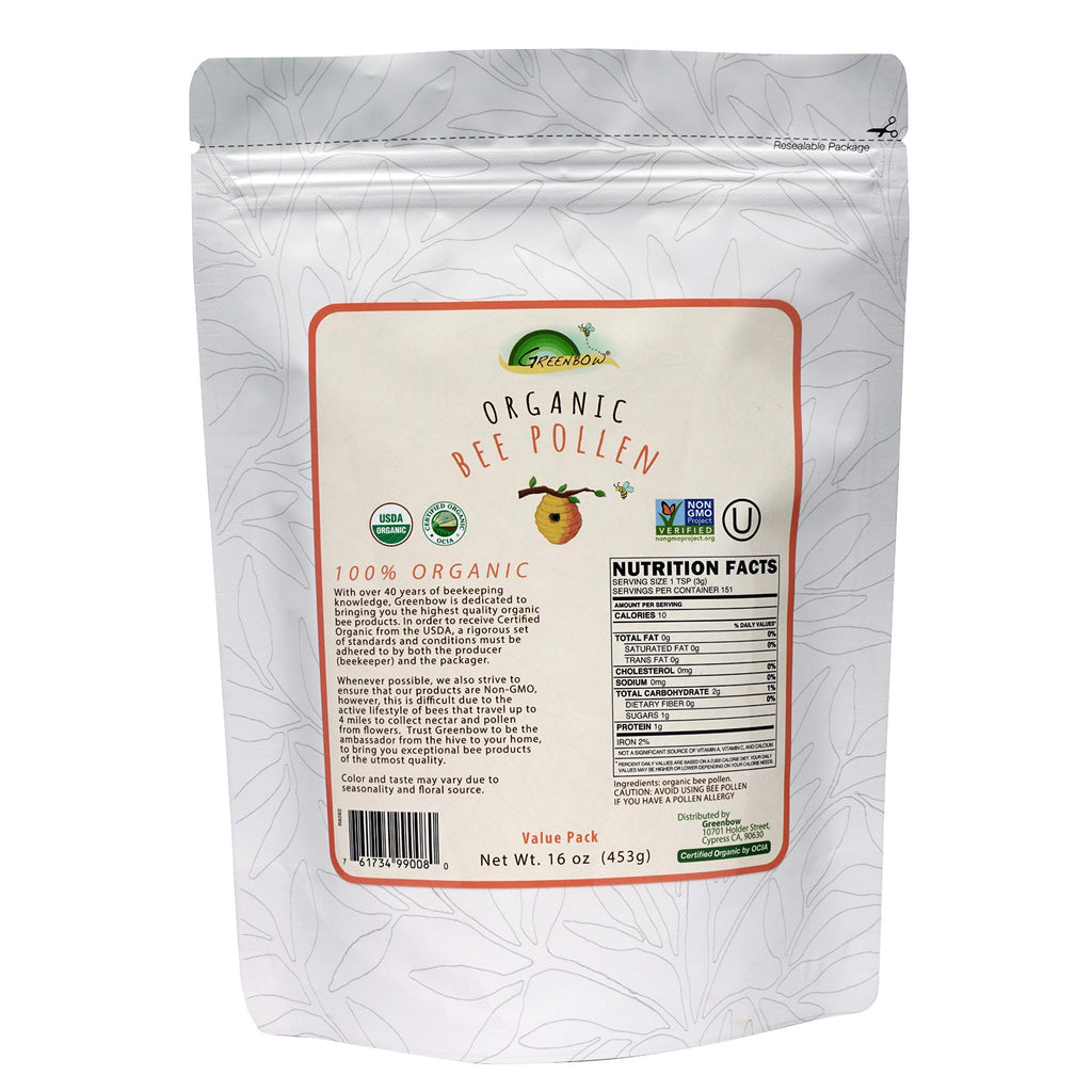 Greenbow organic bee pollen superfood