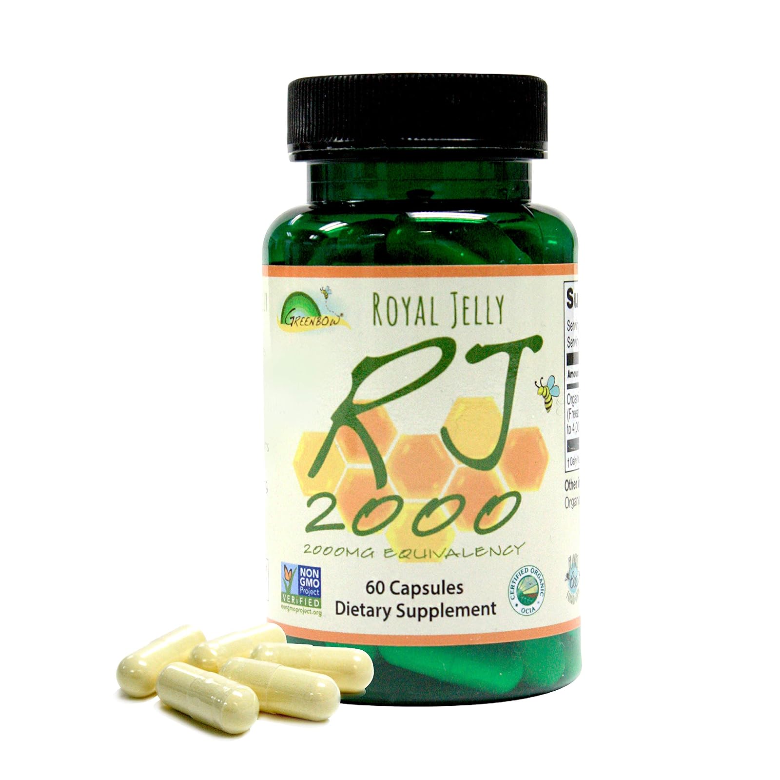 Greenbow organic royal jelly capsules