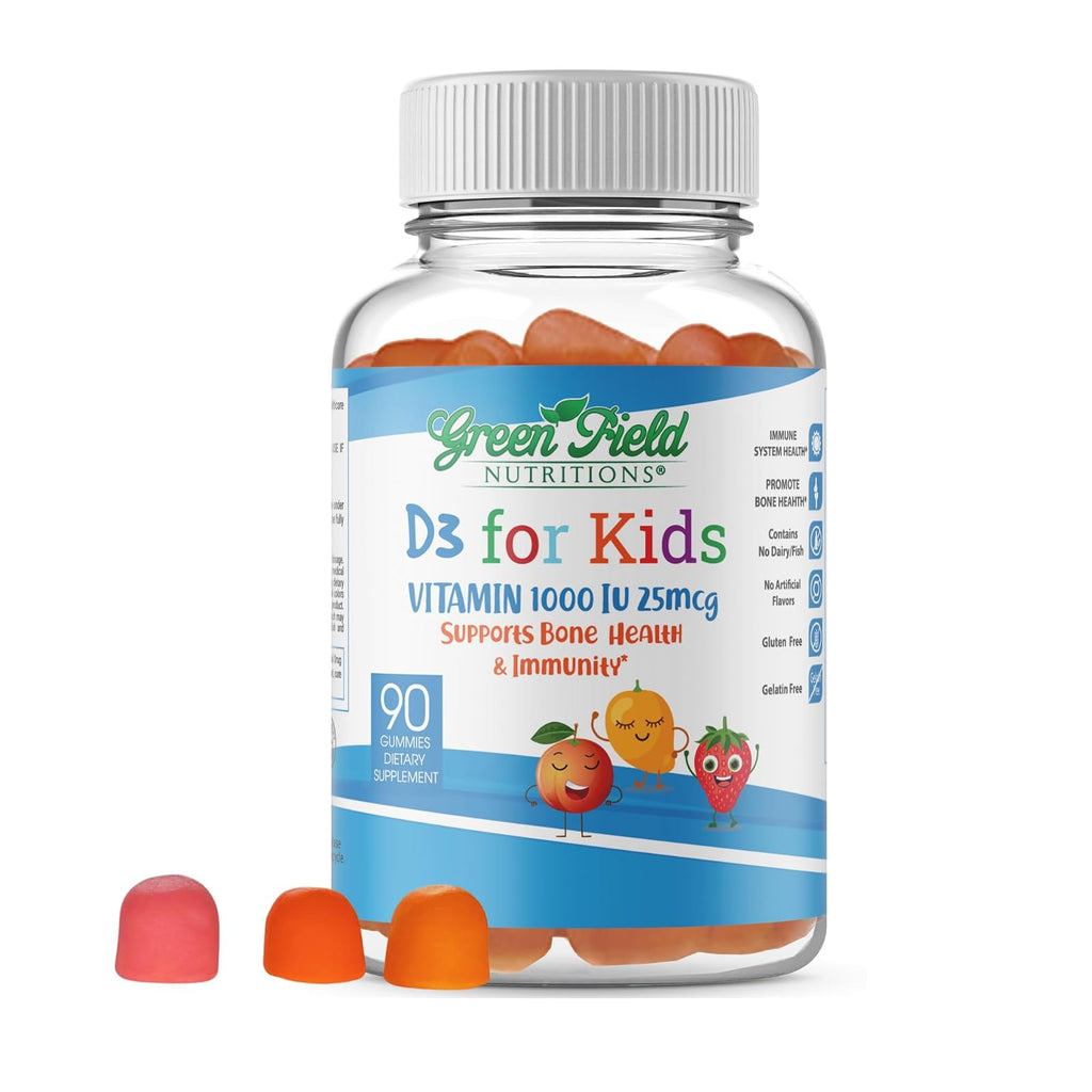 Greenfield Nutrition kids vitamin D gummies