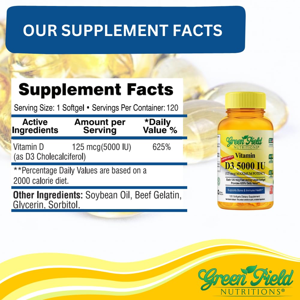 Greenfield Nutrition vitamin D benefits