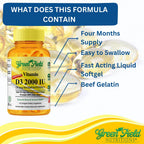 Greenfield Nutritions Vitamin D3 for energy