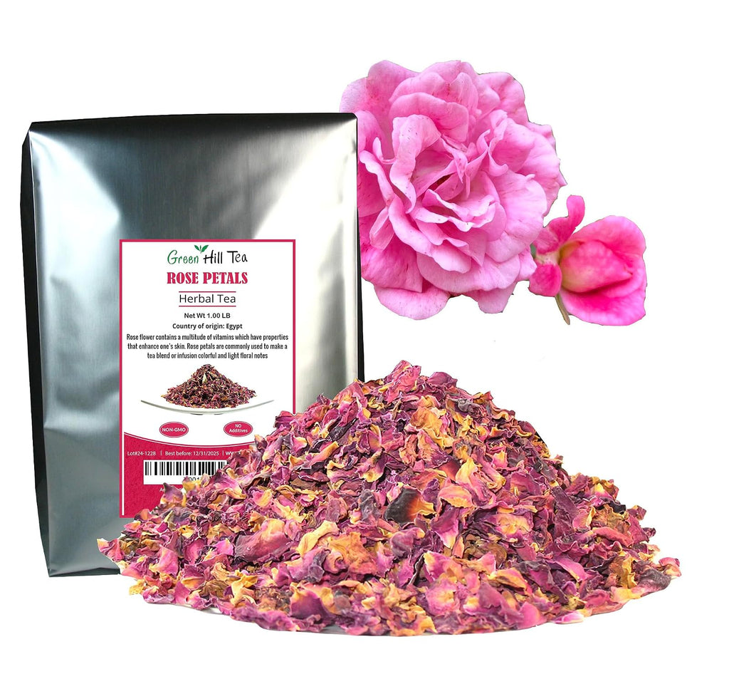 Greenhilltea dried rose petals for tea