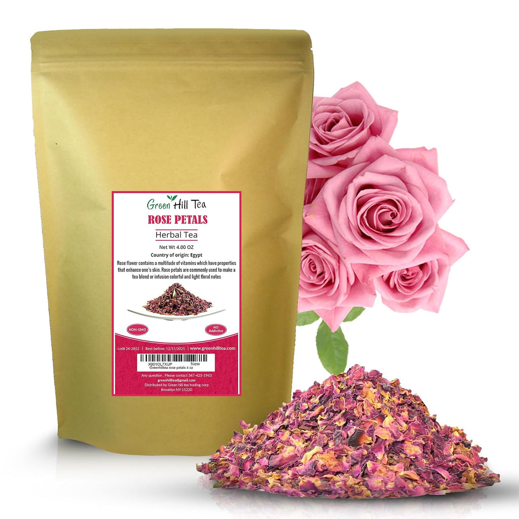 Greenhilltea dried rose petals for tea