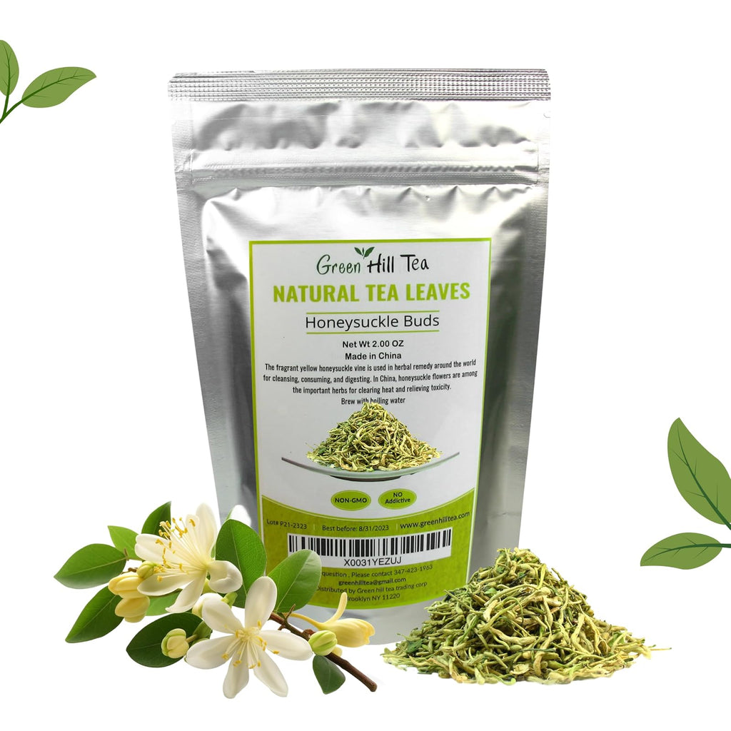 Greenhilltea honeysuckle herbal tea benefits