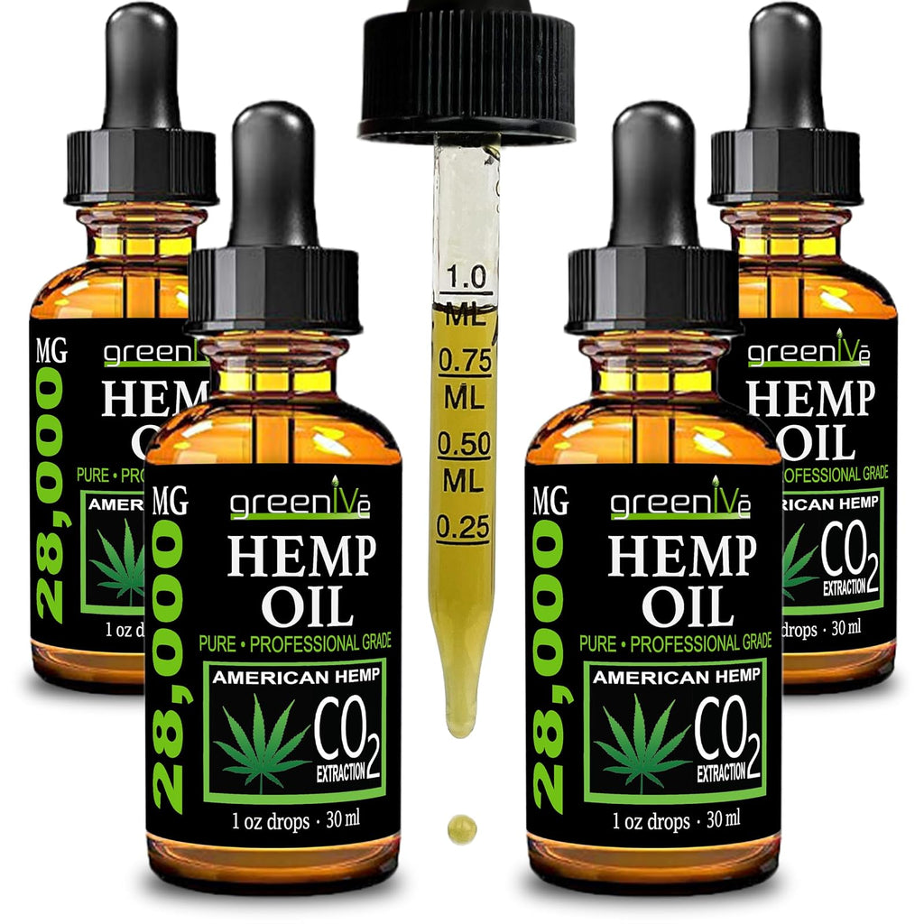 GreenIVe hemp oil drops benefits
