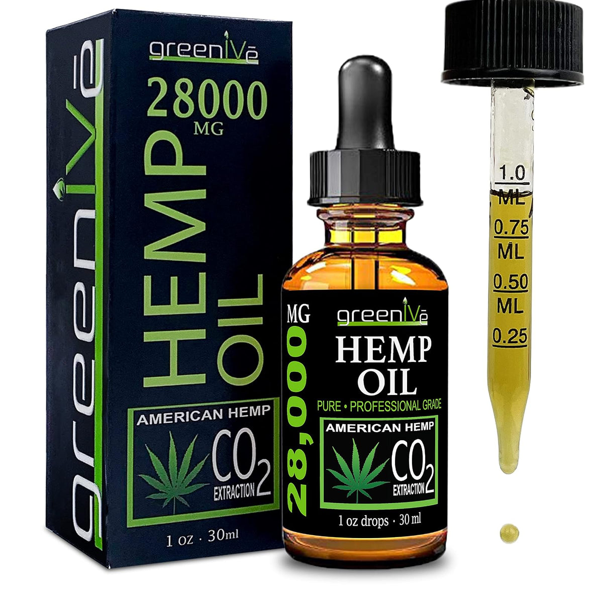 GreenIVe hemp oil drops benefits