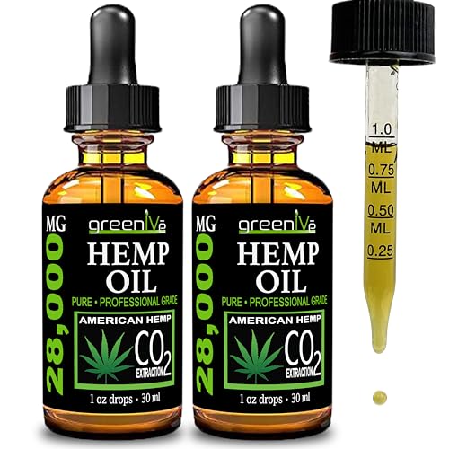 GreenIVe hemp oil drops for wellness