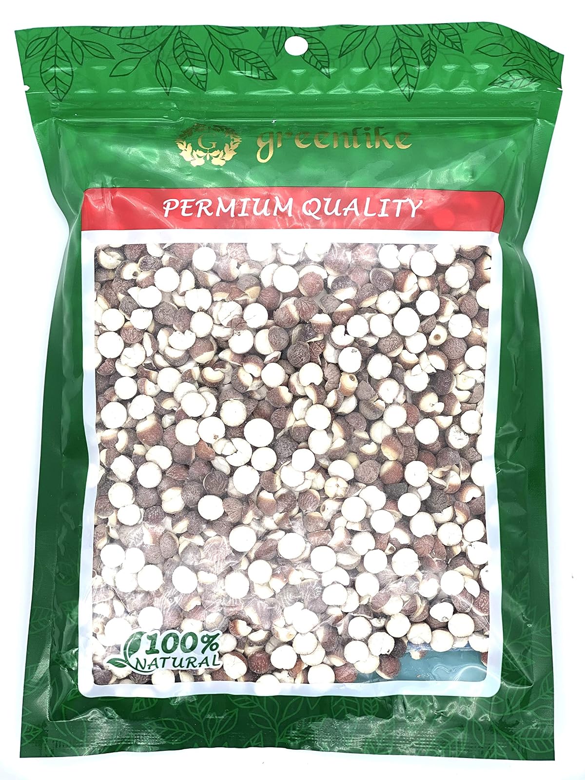 Greenlike dried fox nuts snack