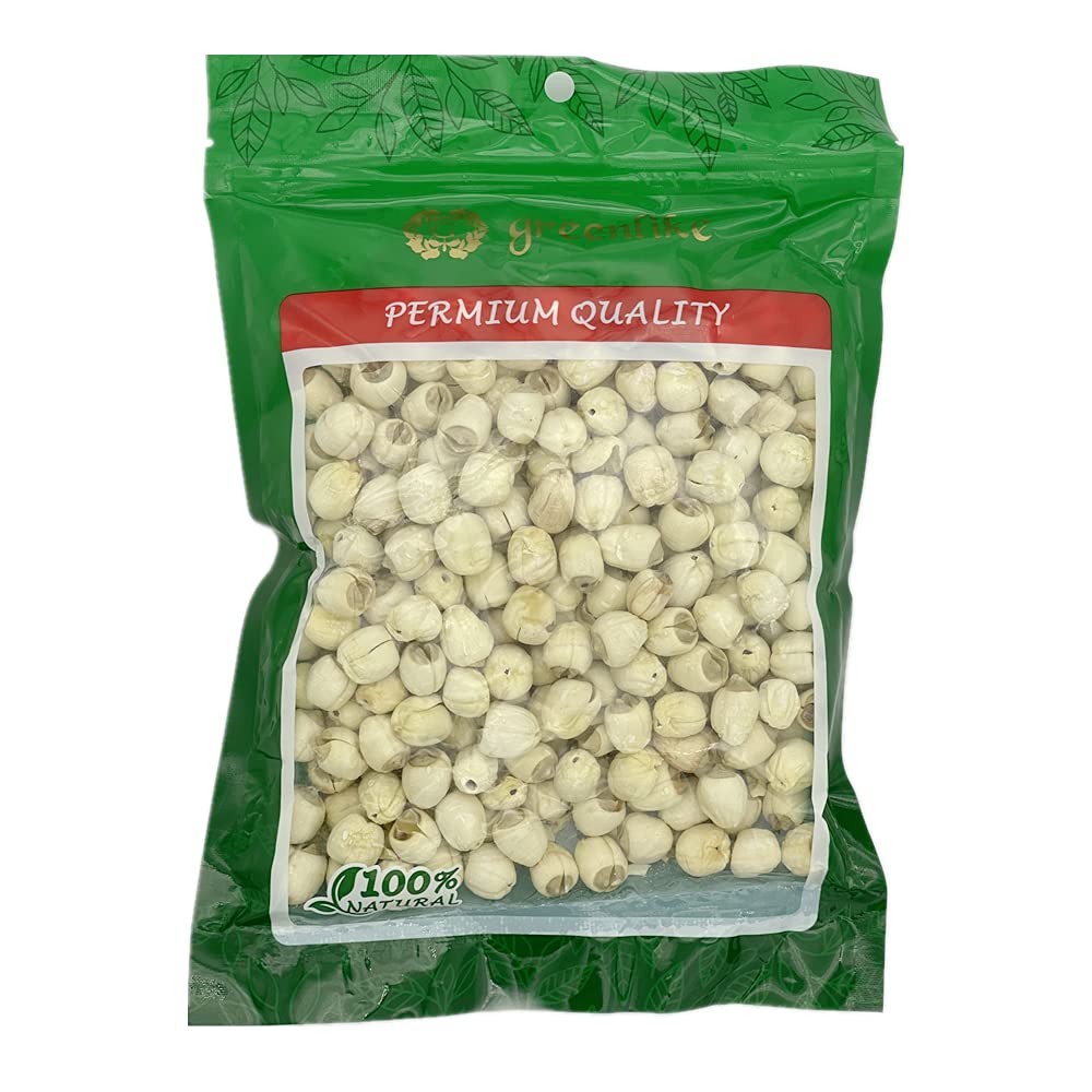 Greenlike dried lotus seeds for tea