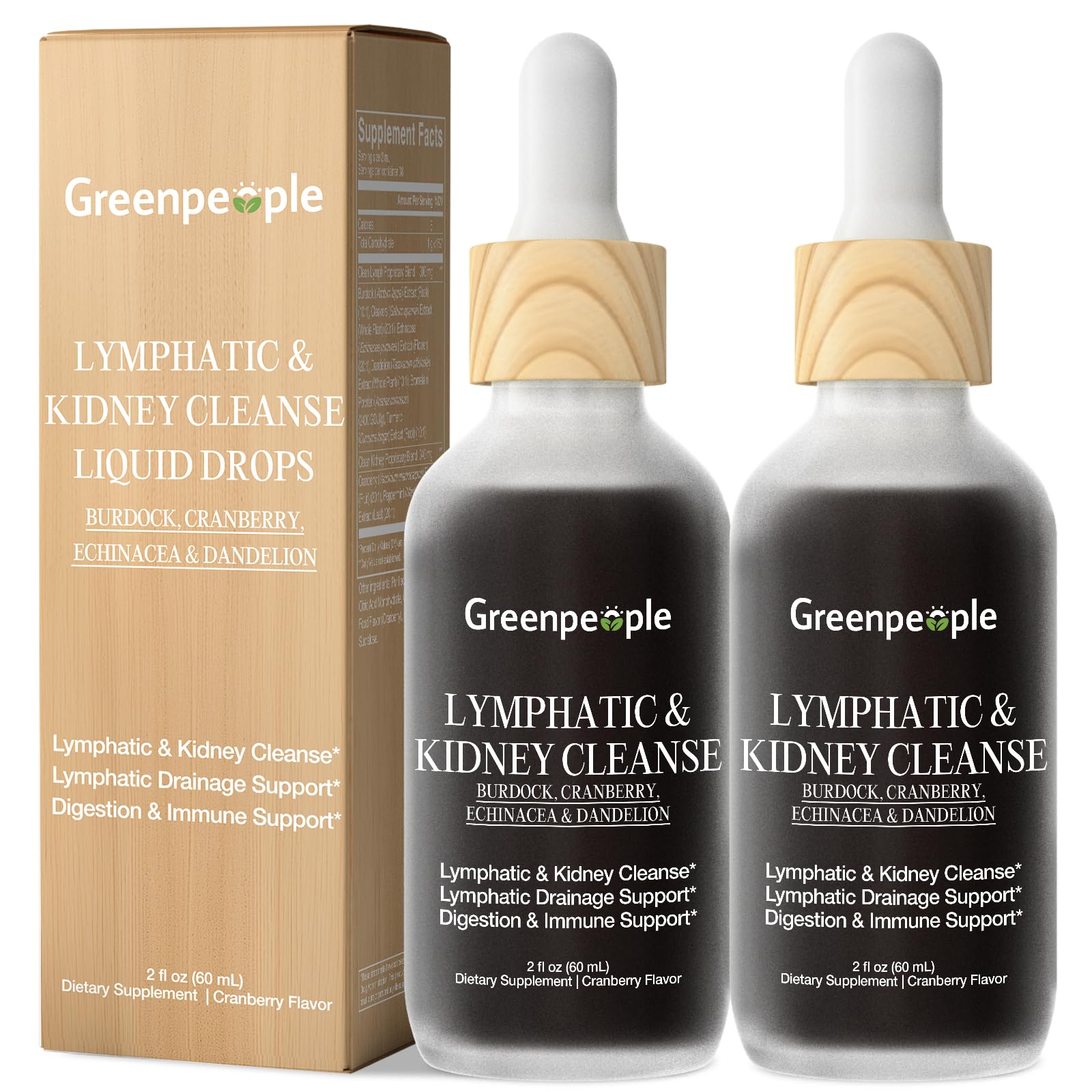 GREENPEOPLE lymphatic drainage drops