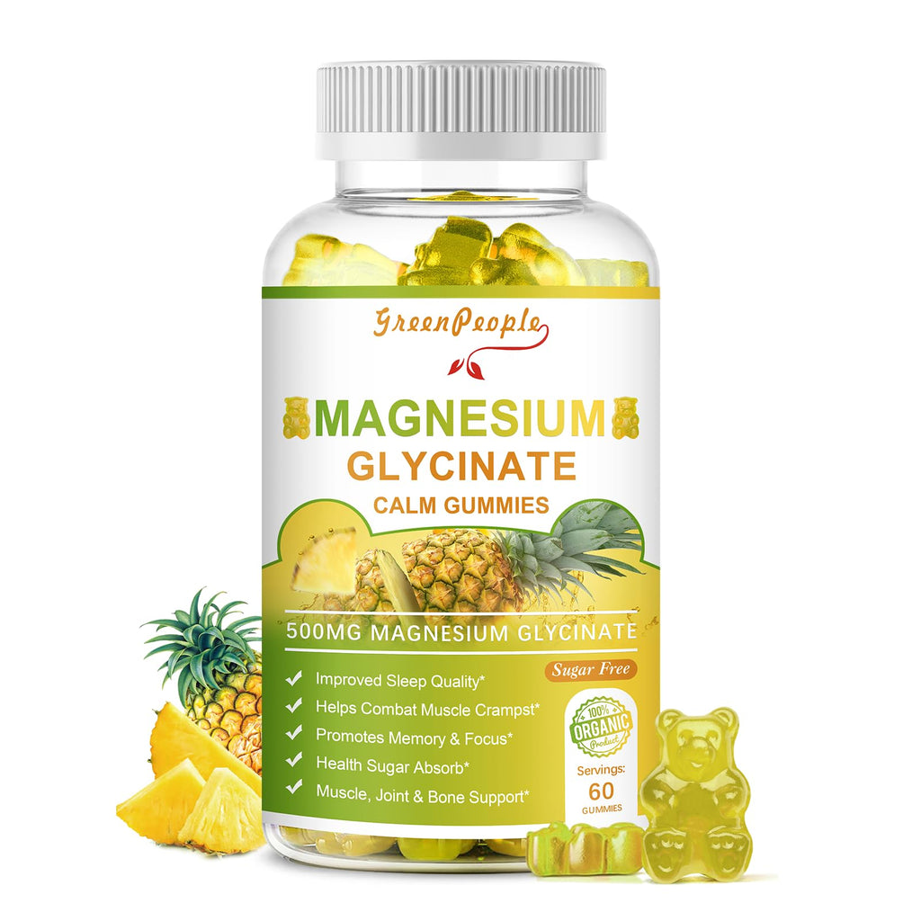 greenpeople magnesium glycinate gummies for relaxation