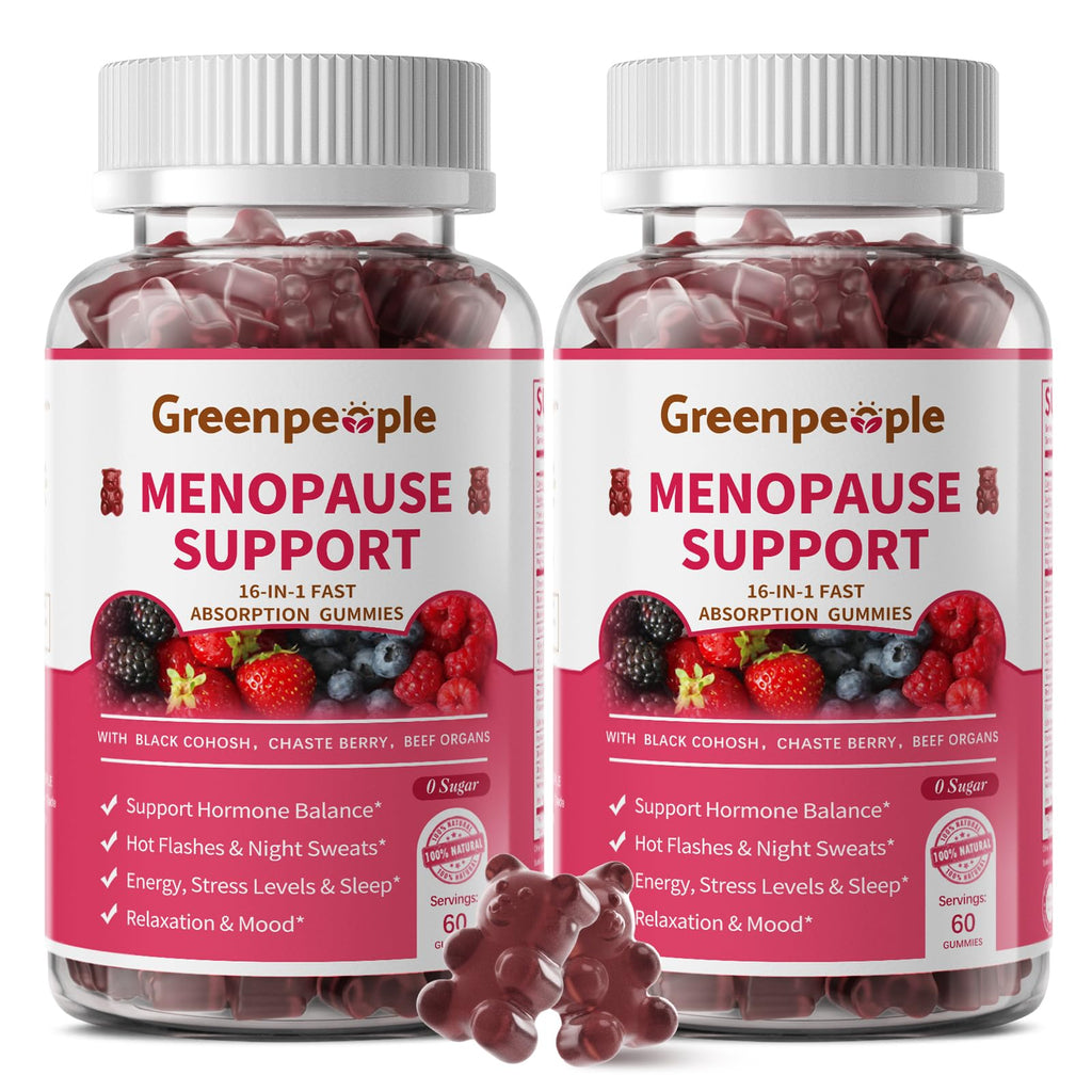 GREENPEOPLE menopause gummies for relief