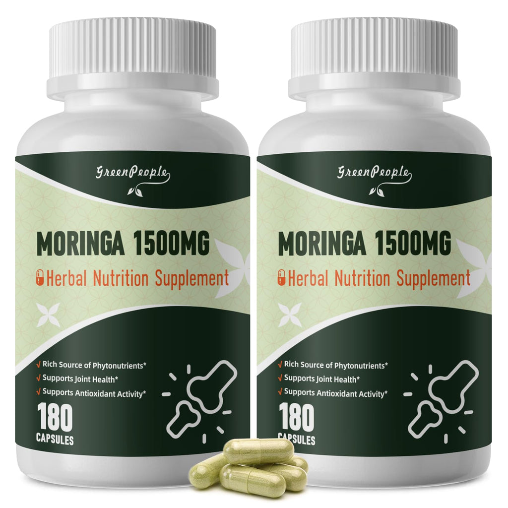 GREENPEOPLE moringa capsules for energy