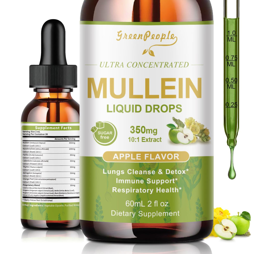 GREENPEOPLE Mullein Leaf extract benefits
