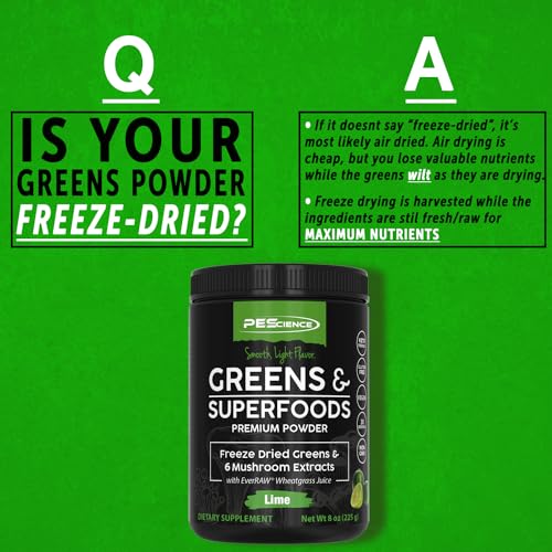 Greens powder for detox and cleansing