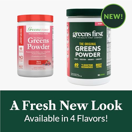 Greens powder for energy boost