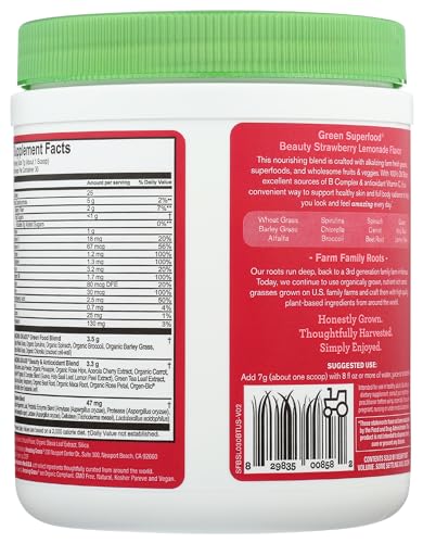 Greens powder with biotin and collagen