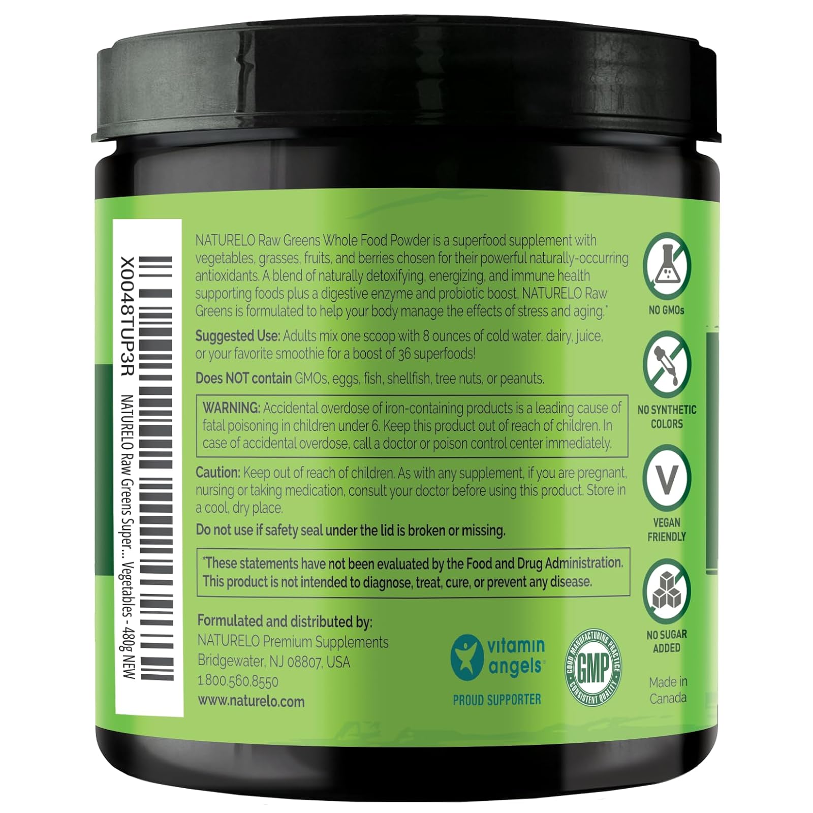 Greens powders for daily nutrition