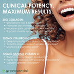 Greensential collagen peptides for overall wellness