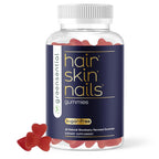 Greensential hair skin & nails gummies