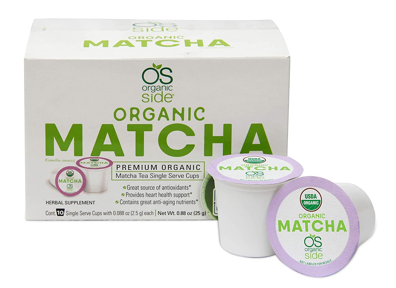 Greenside herbal detox tea cups