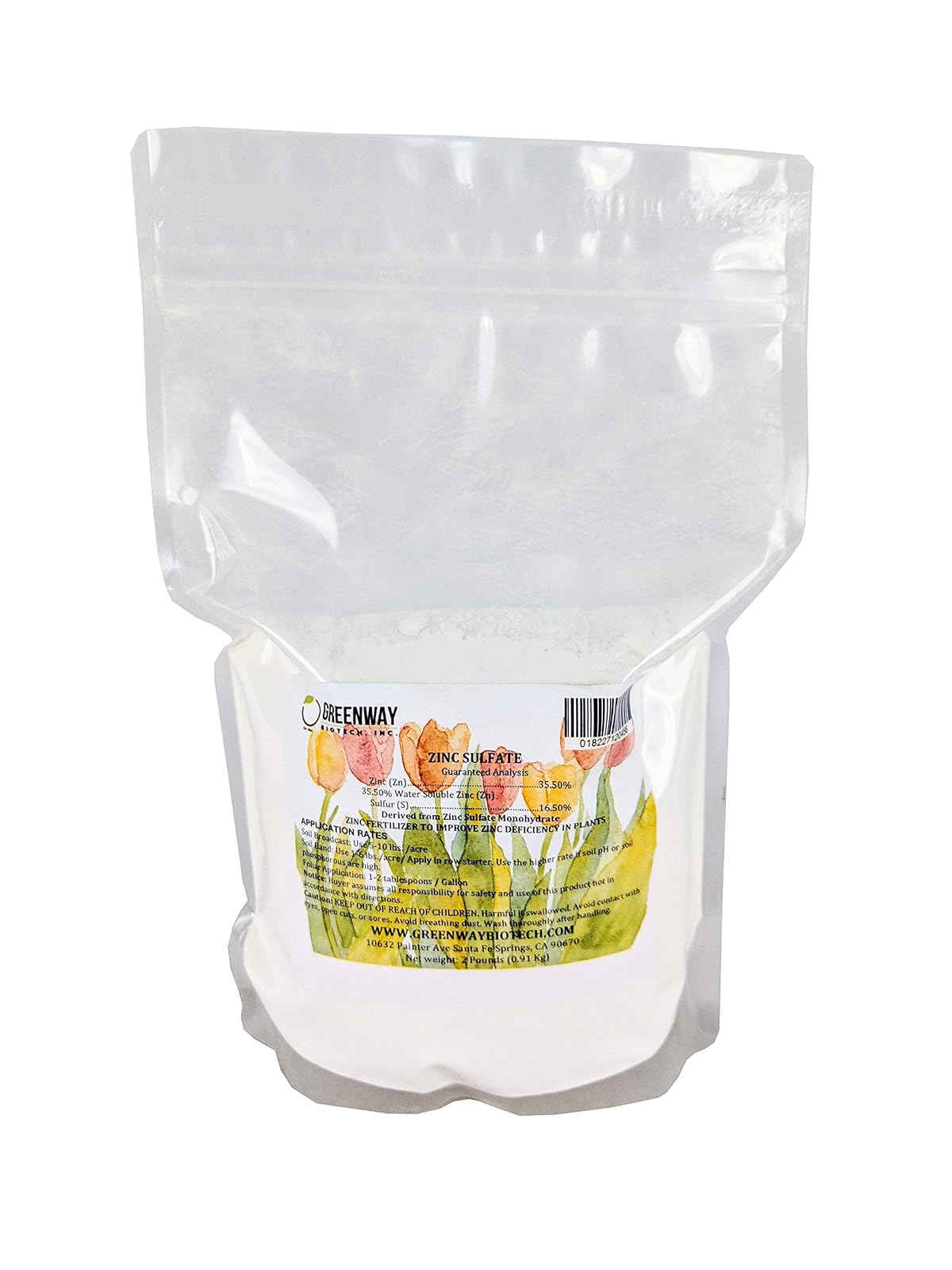 Greenway Biotech zinc sulfate powder