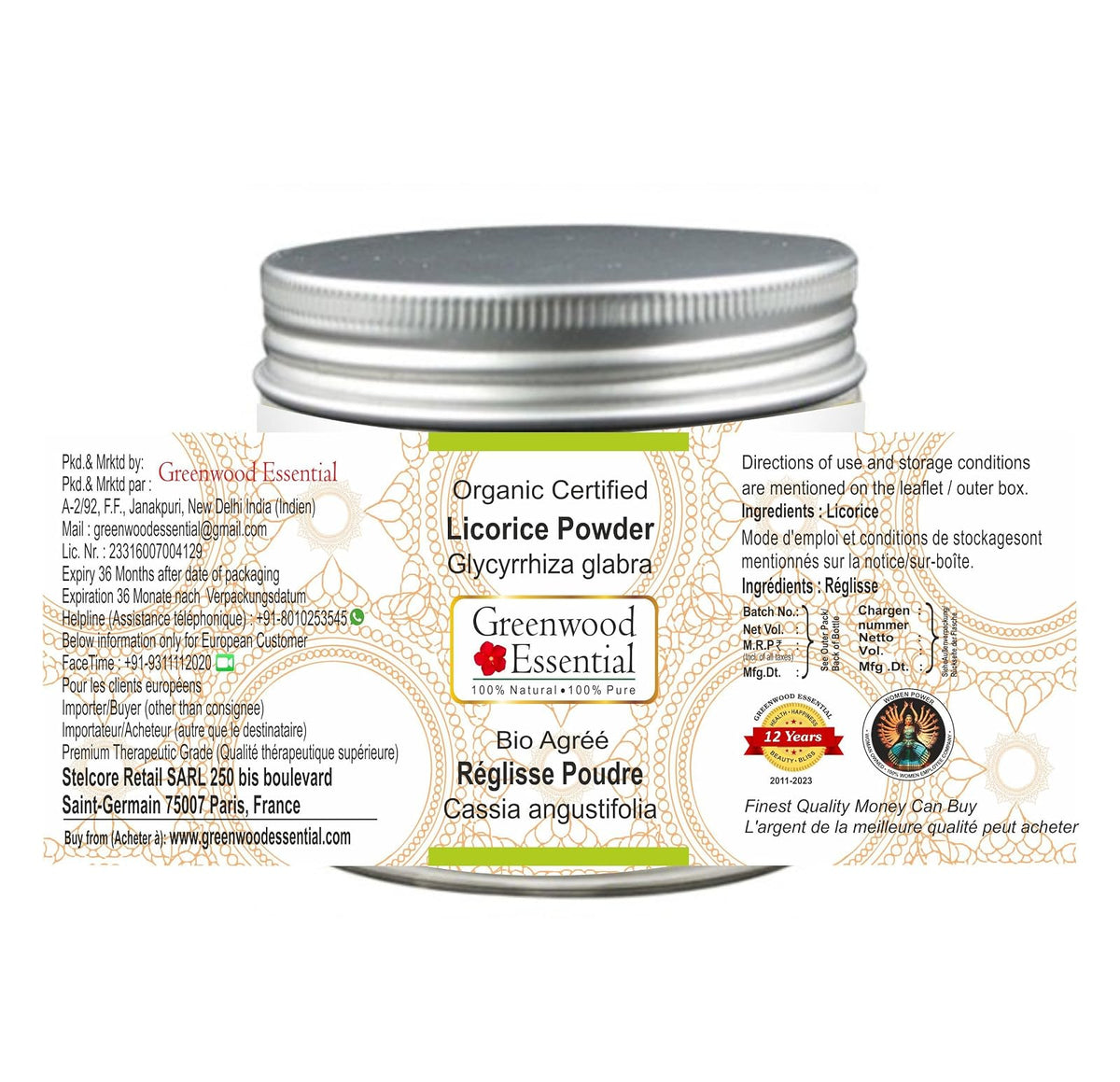 Greenwood Essential licorice powder benefits