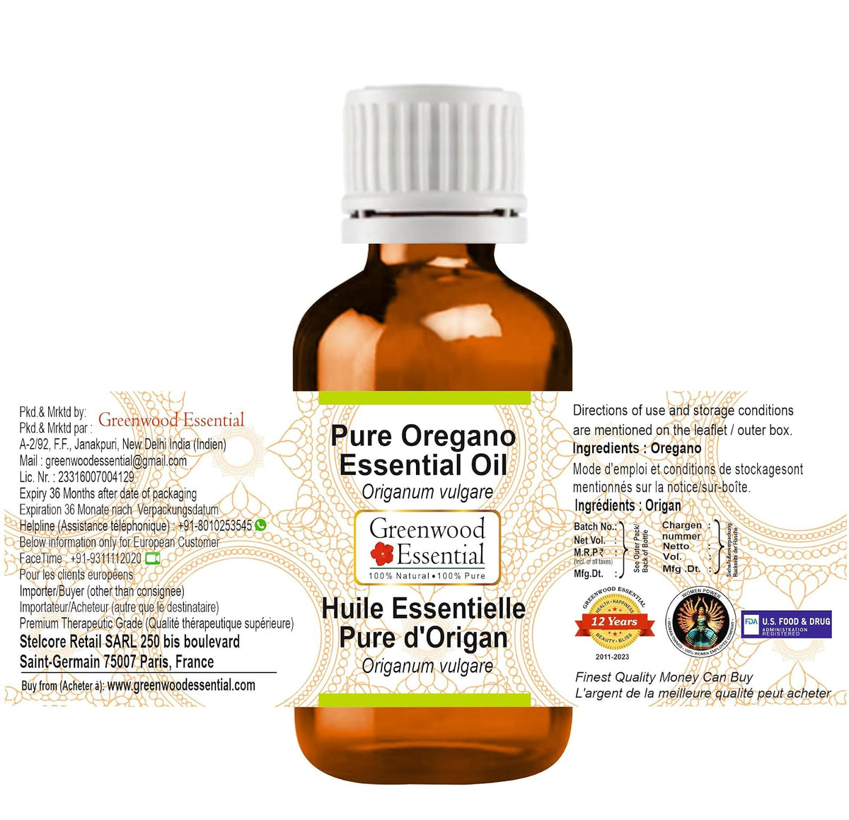 Greenwood oregano essential oil benefits