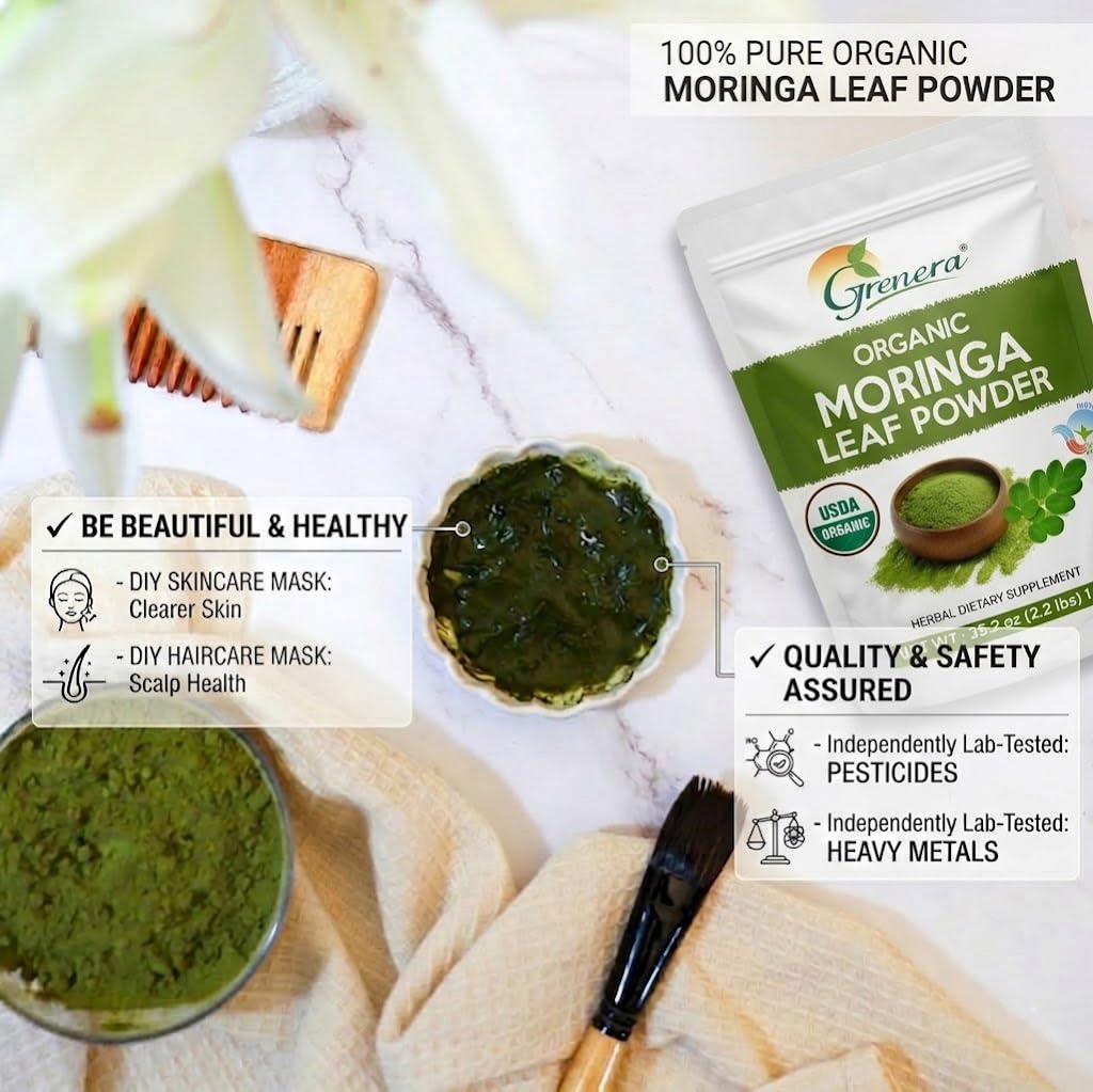 Grenera organic moringa powder benefits