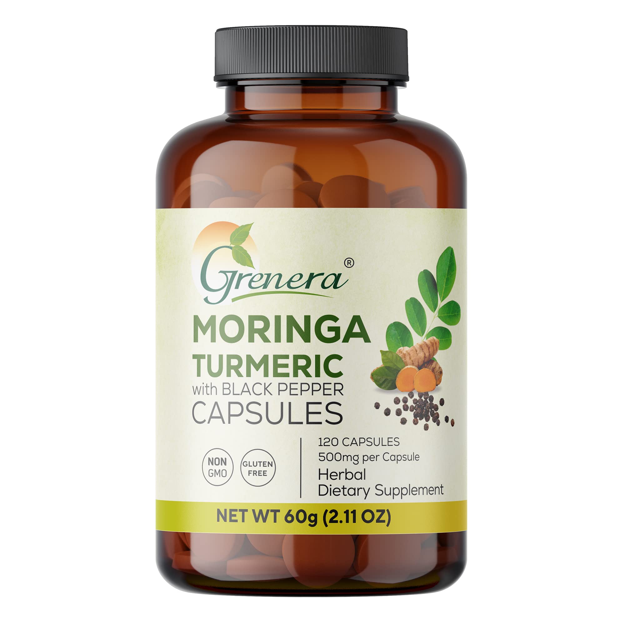 Grenera turmeric capsules for wellness