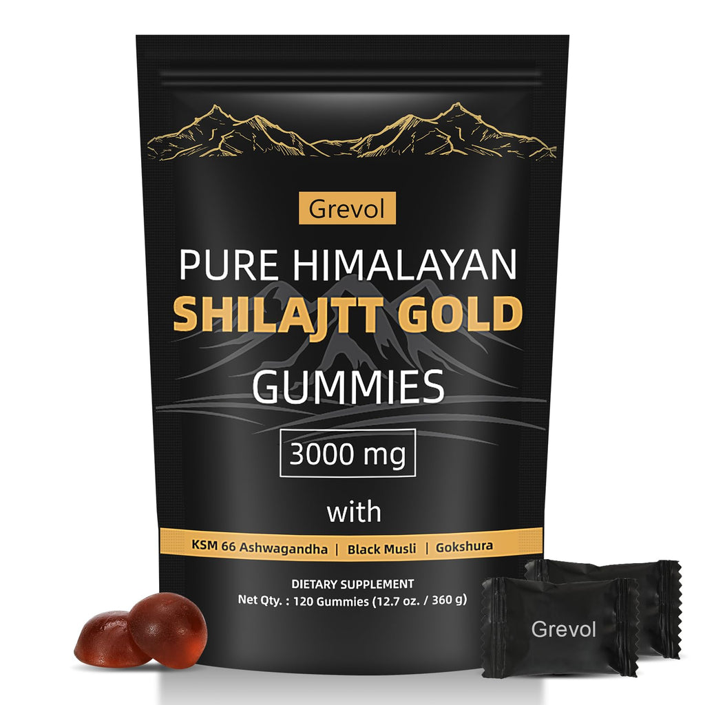 Grevol shilajit gummies for energy