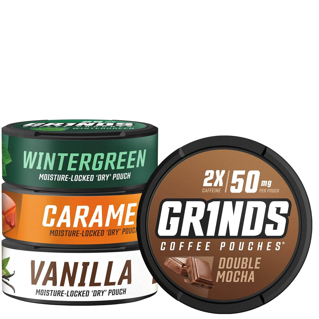 Grinds coffee pouches energy boost