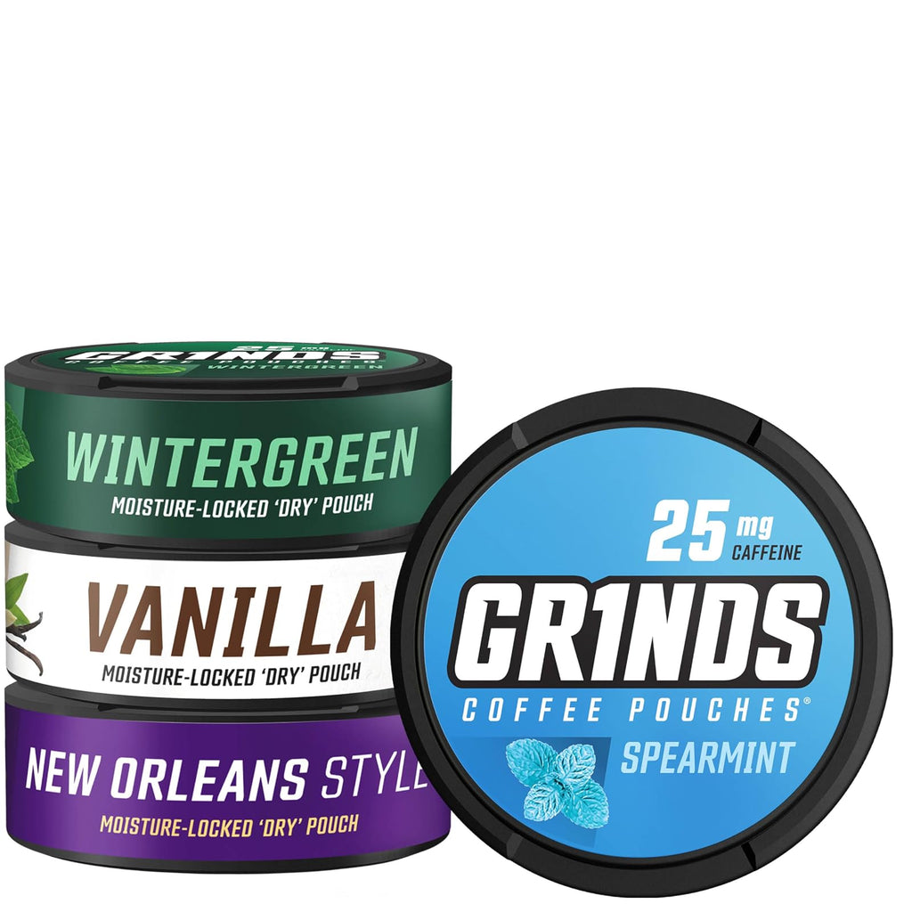 Grinds coffee pouches energy boost