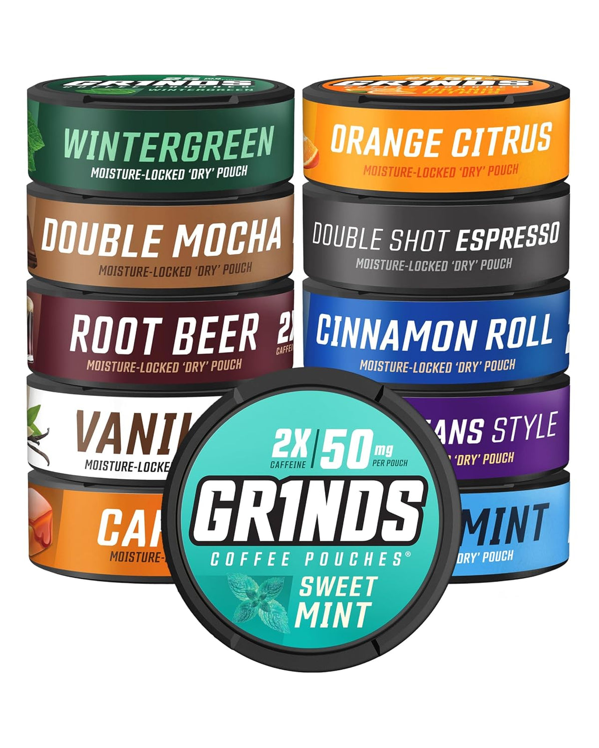 Grinds coffee pouches energy boost