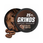 Grinds coffee pouches for energy