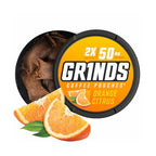 Grinds coffee pouches for energy