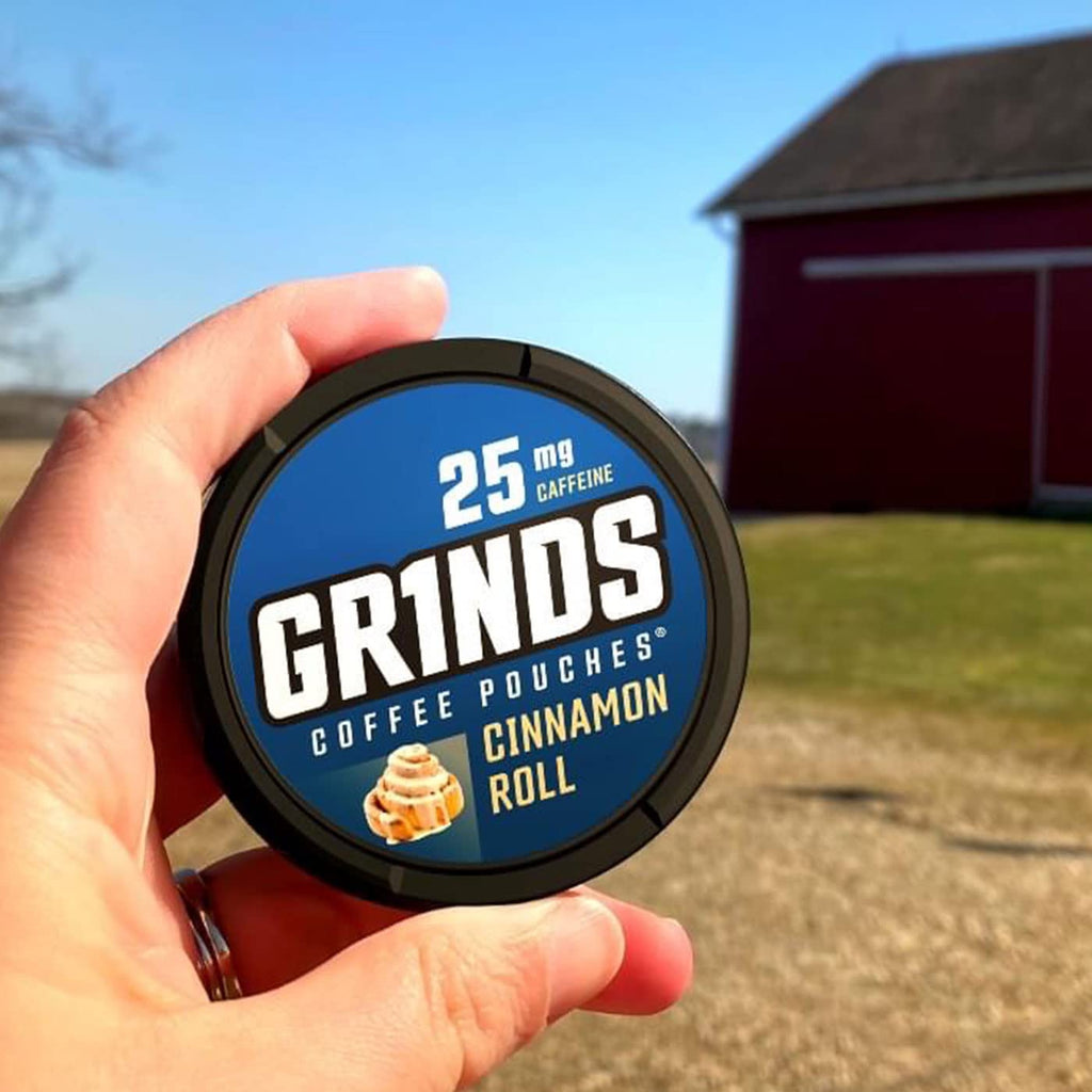 Grinds coffee pouches for workout recovery