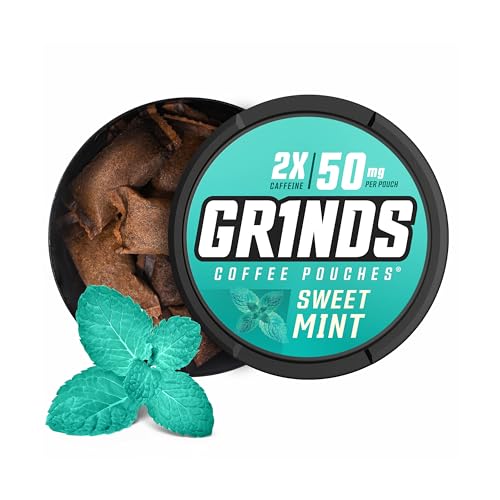 Grinds coffee pouches sweet mint flavour
