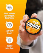 Grinds pouches for sustained energy release